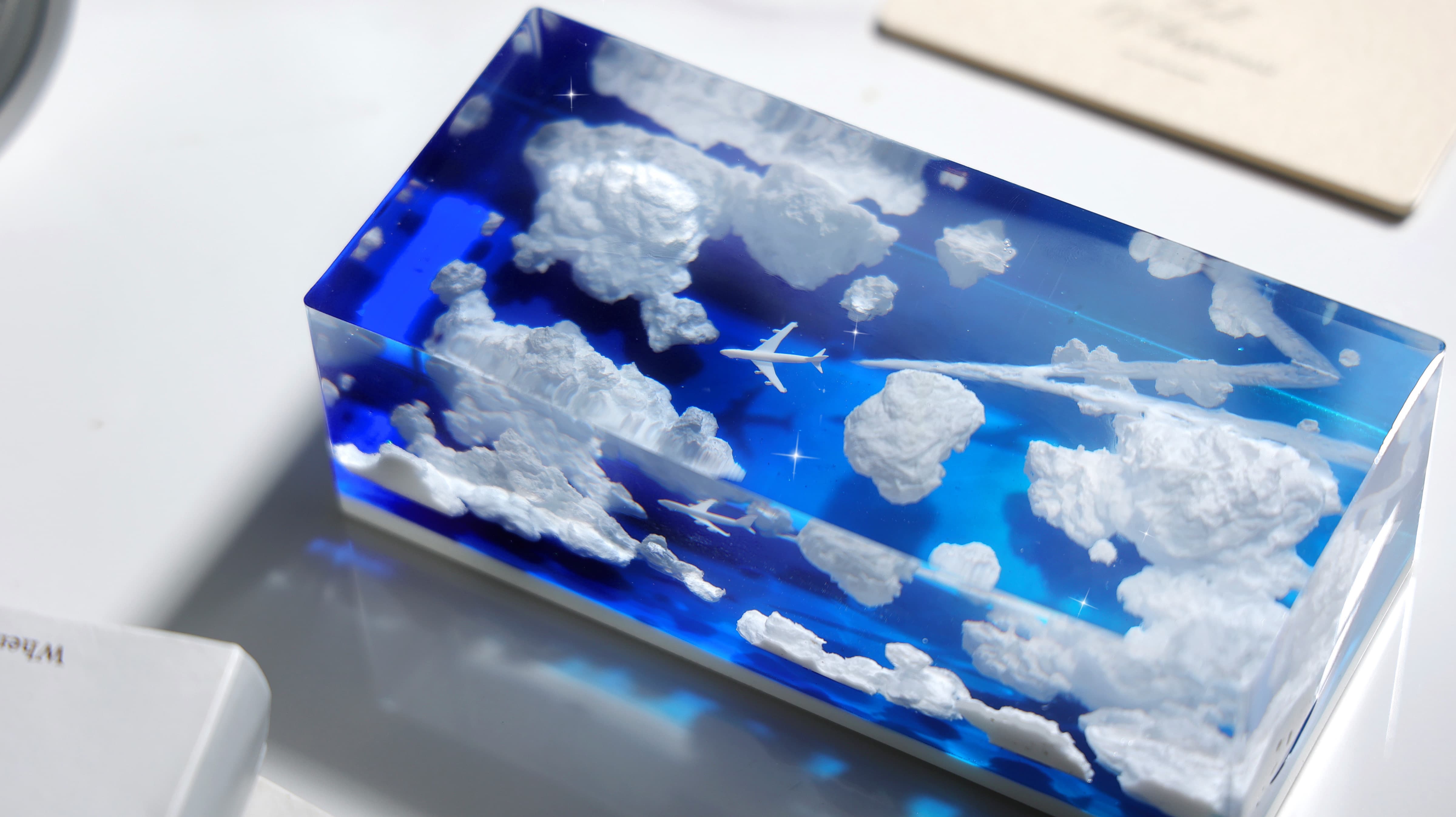 How to Make Cloudy Sky Effect in Resin Project – Let's Resin