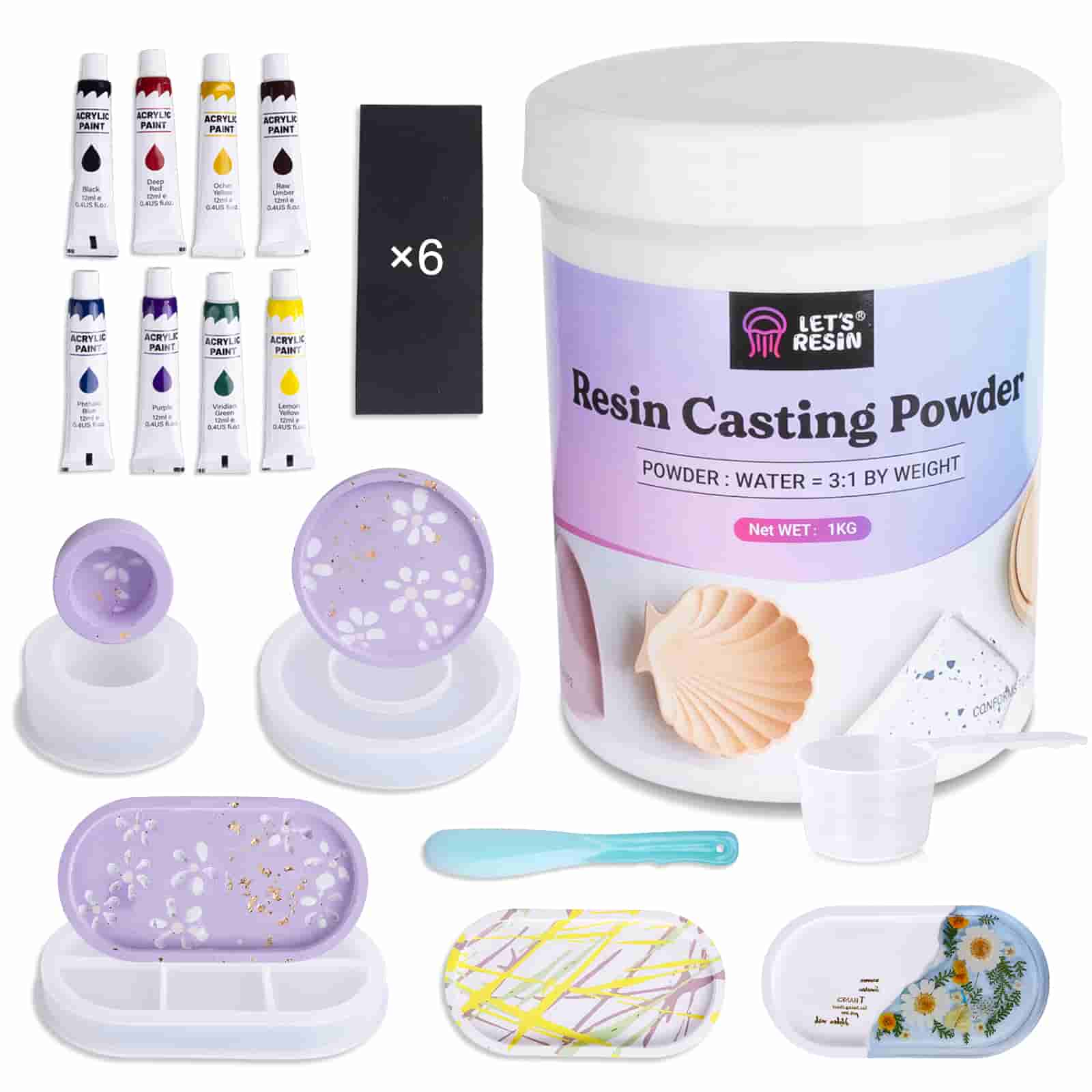 Resin Casting Powder All-in-one Kit – Let's Resin