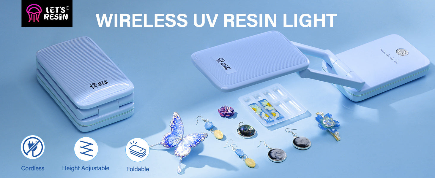 UV Light for Resin | Portable Wireless UV Light for Curing Resin – Let ...