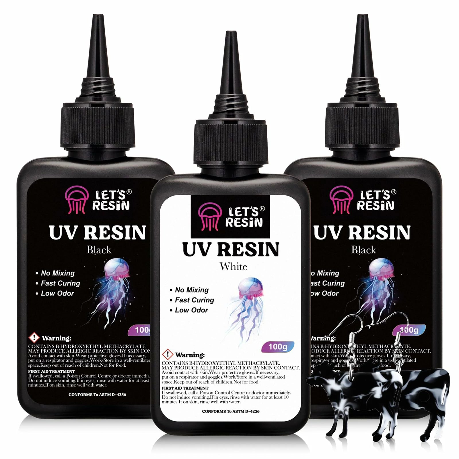 Colored UV Resin for Jewelry & DIY Crafts | Fast Cure, No Mixing – Let ...