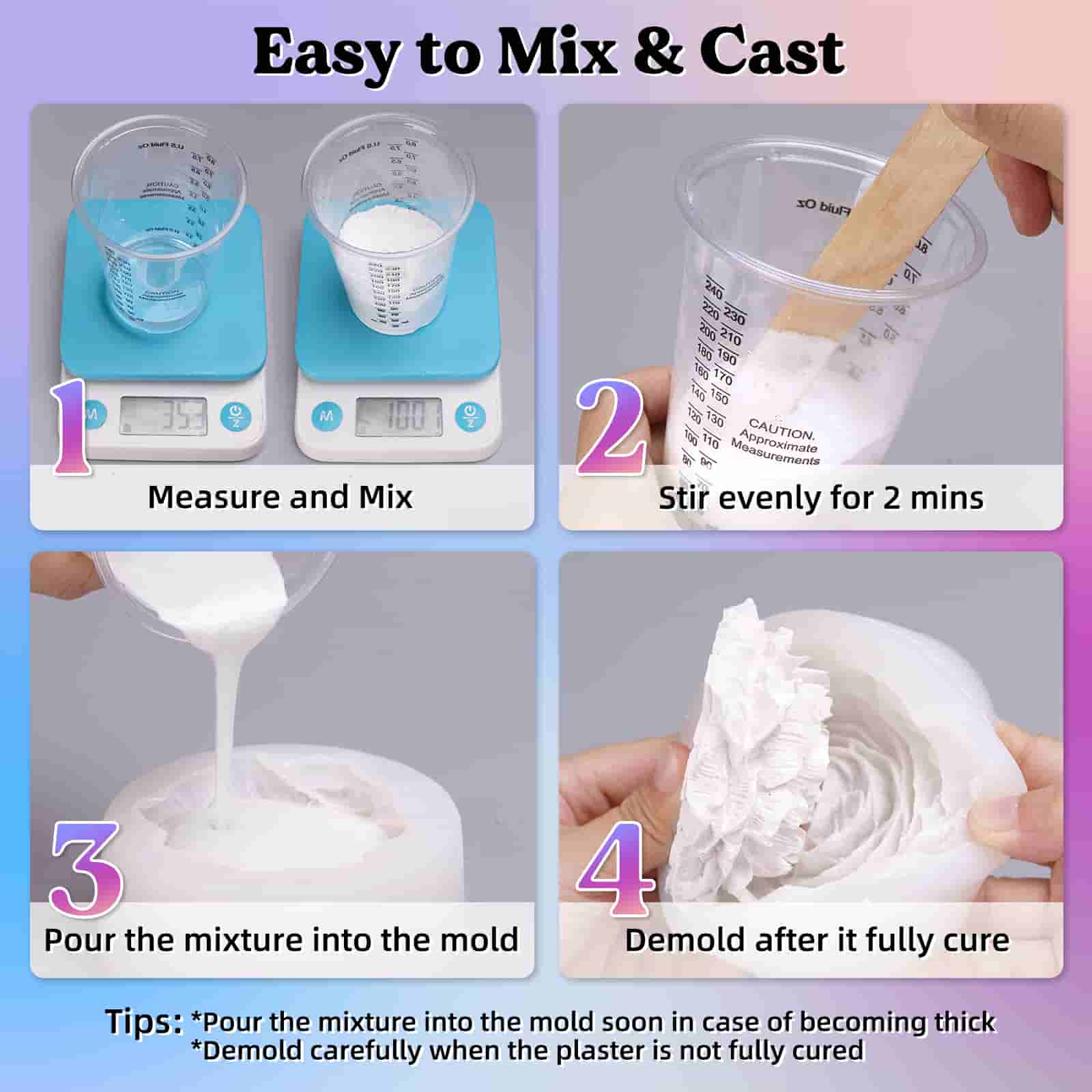 Resin Casting Powder 3KG - Easy to Mix & Safe to Use – Let's Resin