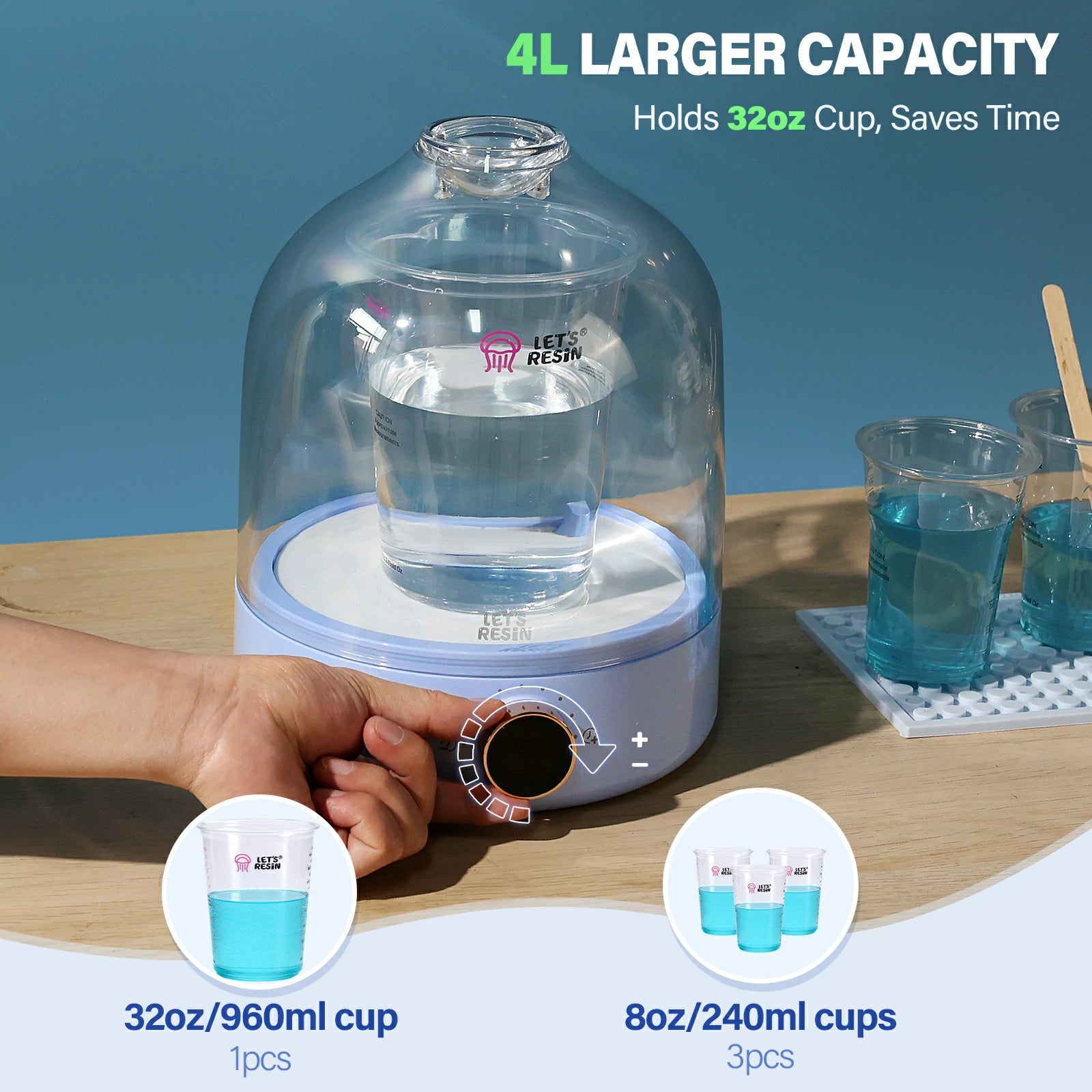 Pressure Pot Resin Bubble Remover, Faster Remove Bubbles Within 5 ...