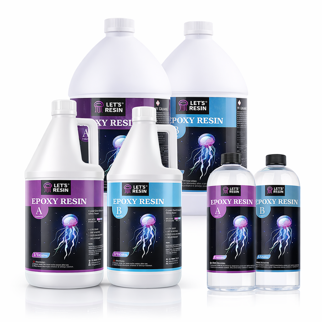 Clear Epoxy Resin – Non-Toxic, Low Odor, High Gloss Finish for Crafts ...