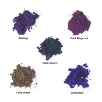 Chameleon Effect Series-Intense Powder, Blue Ver. - 5 colors/each 0.8g ...